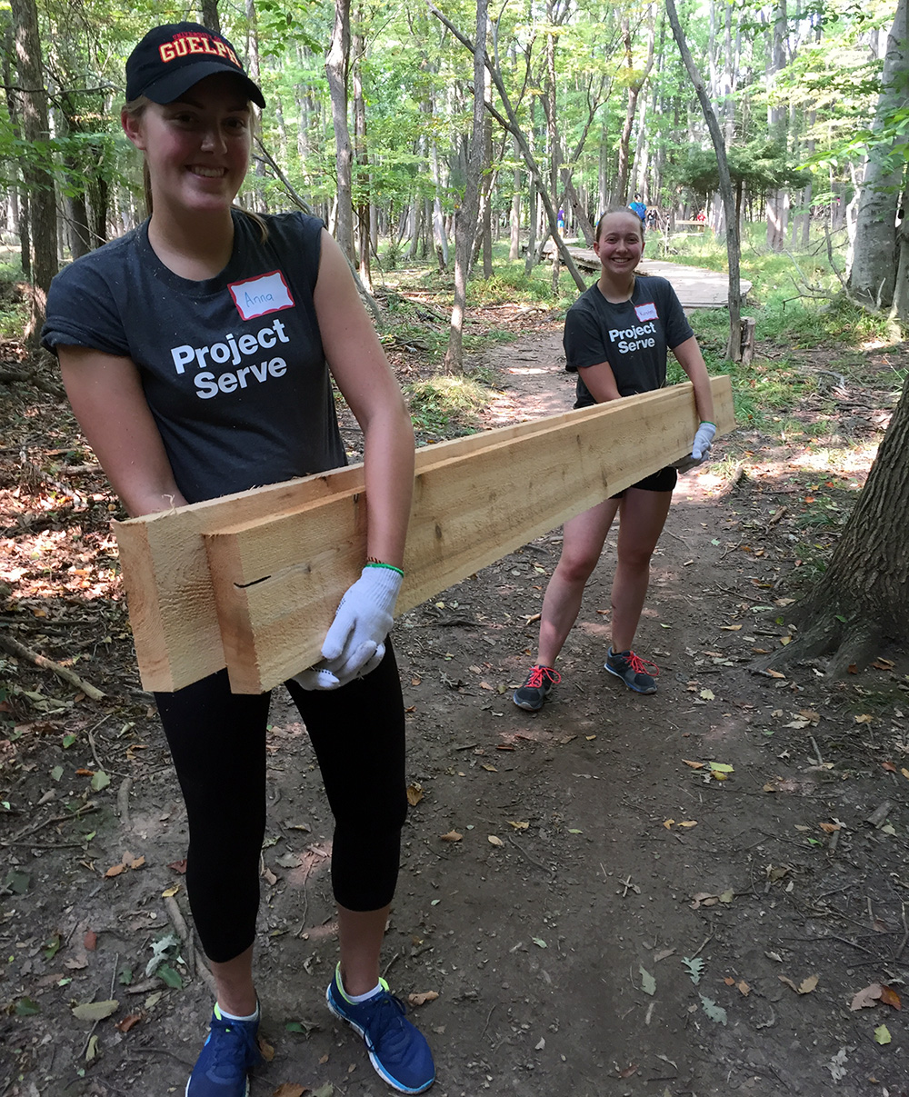 Project Serve Returns for 25th Year of Volunteering - U of G News