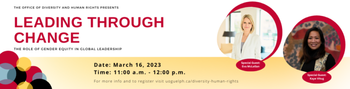 The Role of Gender Equity in Global Leadership - U of G News